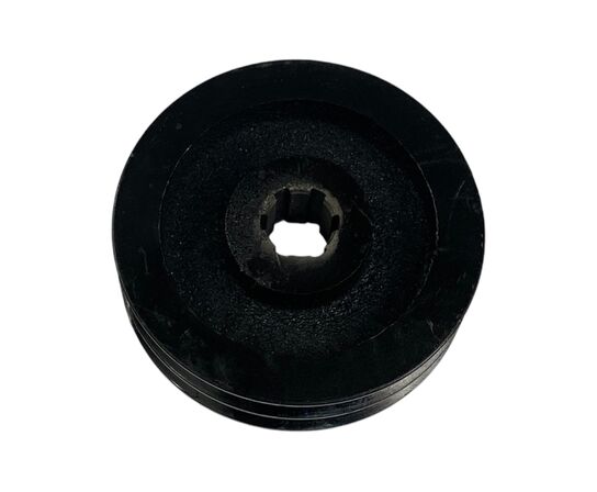 Remhjul 117 x32x ø25 2/ A rem nederste til knivaksel RCG10 med spline.