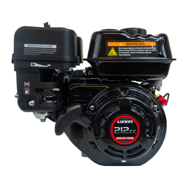 7 HK Loncin G210FA benzinmotor m. 20x50mm aksel og oliealarm