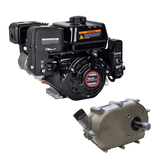 7HK/212cc Loncin motor med elstart og reduktionsgear med 22mm aksel